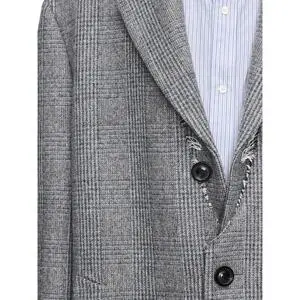 MAISON MARGIELA Grey Coats Single Breasted Coats - Gray