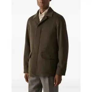 Zegna Jackets Military Jackets - Green