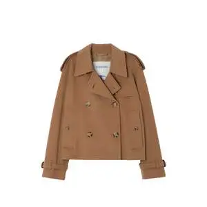 Burberry Jackets Cropped Jackets - Brown