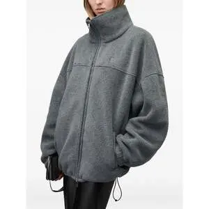 Alexander Wang Grey Jackets Bomber Jackets