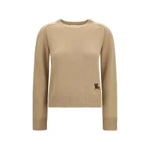 Burberry Neutrals Knitwear Jumpers - Cream