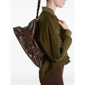 Balmain Shoulder Bags - Brown