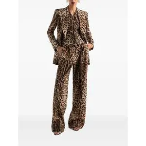 Dolce & Gabbana Neutrals Trousers Tailored Trousers