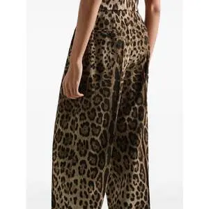 Dolce & Gabbana Neutrals Trousers Tailored Trousers - Cream