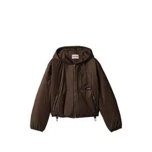Miu Miu Jackets Puffer Jackets - Brown