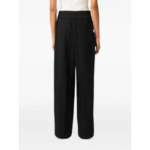 AMI Paris Trousers Regular & Straight-leg Trousers - Black