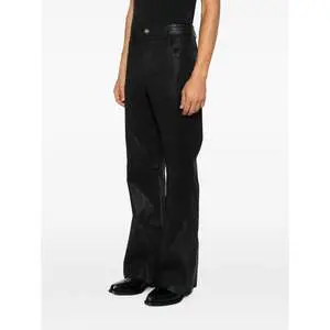 Amiri Trousers Wide-leg Trousers - Black
