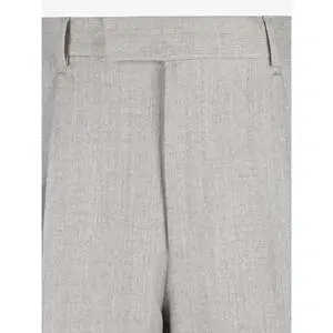 Zegna Grey Trousers Tapered Trousers