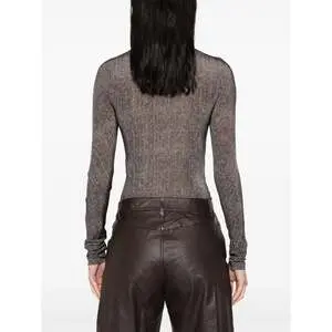 MAISON MARGIELA Grey Tops T-shirts & Jerseys - Gray