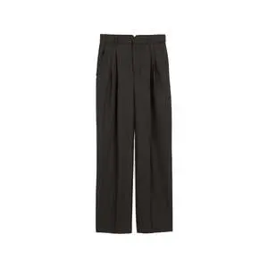 AMI Paris Grey Trousers Tailored Trousers - Gray