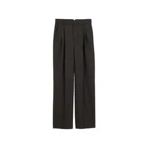 AMI Paris Grey Trousers Tailored Trousers - Gray