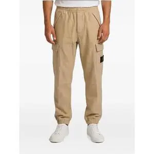 Stone Island Neutrals Trousers Track Pants - Cream