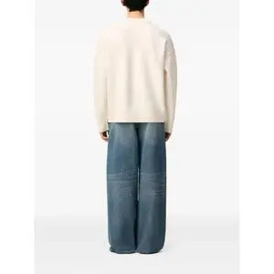 AMI Paris Neutrals Sweaters & Knitwear Cardigans - Cream