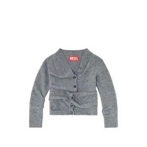 DIESEL® Grey Knitwear Cardigans - Gray