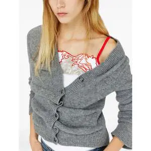 DIESEL® Grey Knitwear Cardigans