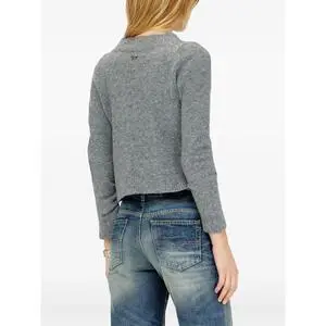 DIESEL® Grey Knitwear Cardigans - Gray