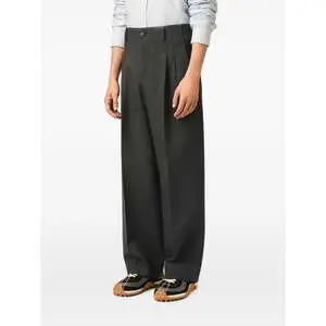 AMI Paris Grey Trousers Tailored Trousers