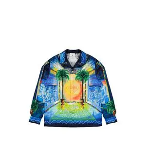 Casablanca Casablanca Blue Shirts Men Blue