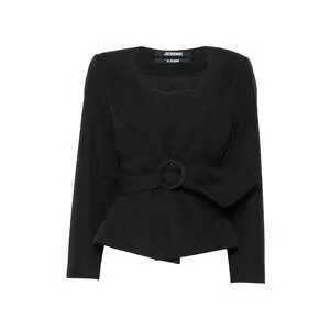 Jacquemus Jackets Fitted Jackets - Black