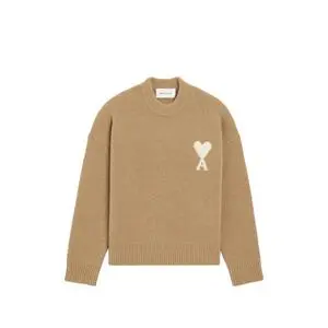 AMI Paris Ami Paris Neutrals Sweaters & Knitwear - Jumpers Men Cream
