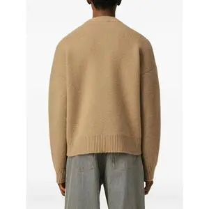 AMI Paris Neutrals Sweaters & Knitwear Jumpers - Cream