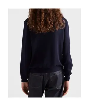 Prada Cashmere Zipper Cardigan