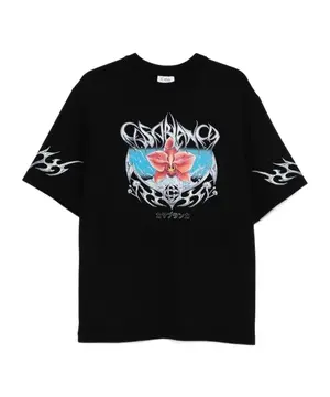 Casablanca Logo Crew Neck T-shirt