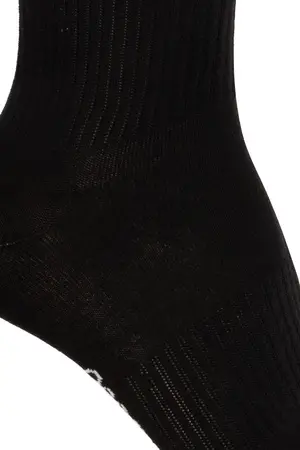 Off-White Logo Detailed Ribbed Socks