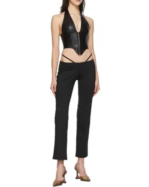 Miaou Logo Sleeveless Neck Vest