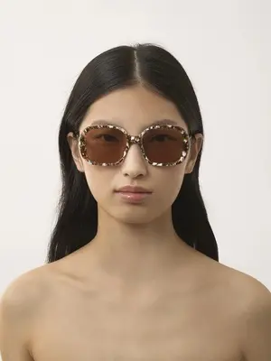 Chloé Gayia Rectangular Sunglasses