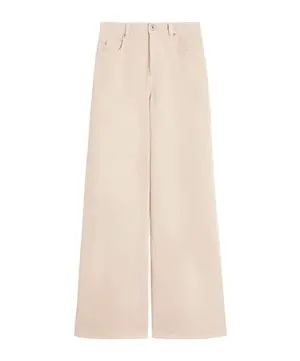 Max Mara Wide-leg Casual Pants - Nude