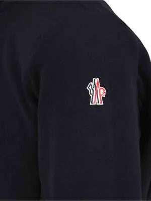 Moncler High Neck Fleece Sweatshirt