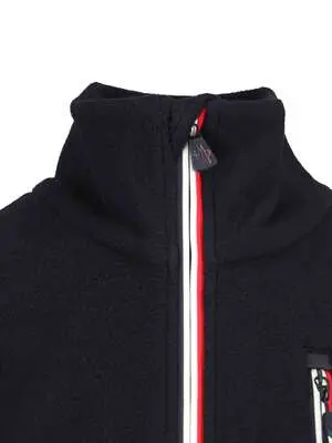 Moncler High Neck Fleece Sweatshirt