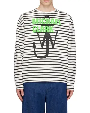 J.W.ANDERSON Jw Anderson Logo Printed Crewneck Sweatshirt