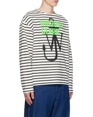 J.W.ANDERSON Jw Anderson Logo Printed Crewneck Sweatshirt