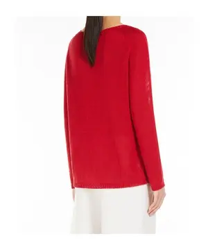 Max Mara Long-sleeved Linen Sweater