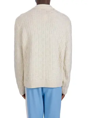 Casablanca Column Knit Polo Shirt