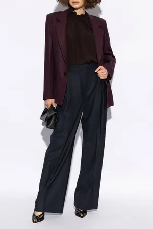 Victoria Beckham Draped Silk Blouse