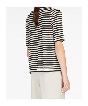 Max Mara Striped Crewneck Top