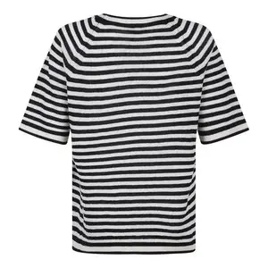 Max Mara Striped Crewneck Top