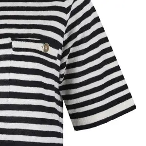 Max Mara Striped Crewneck Top