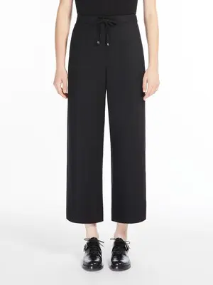 Max Mara Floria Drawstring Wide Leg Pants