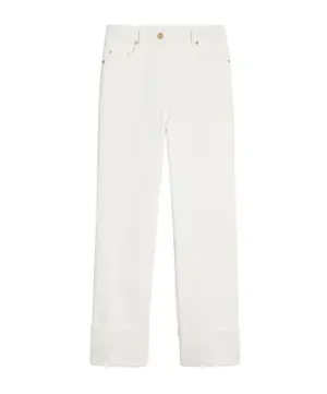 Max Mara Cervia Wide-leg Jeans - White