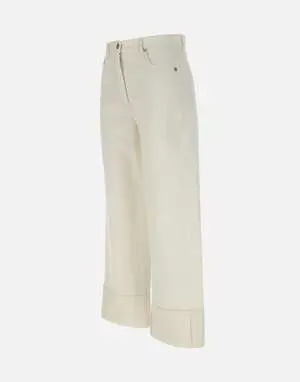 Max Mara Cervia Wide-leg Jeans - White