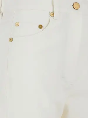 Max Mara Cervia Wide-leg Jeans - White