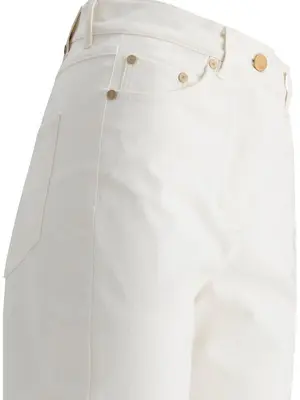 Max Mara Cervia Wide-leg Jeans - White