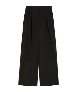 Max Mara Baiocco Wide-leg Trousers - Black