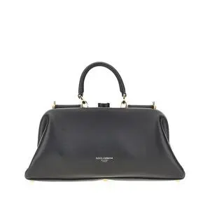 Dolce & Gabbana Plongé Nappa Leather 'grandma' Bag - Black
