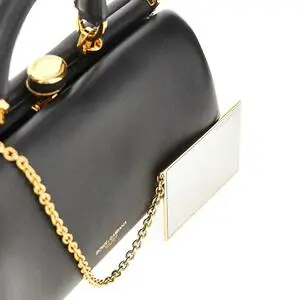 Dolce & Gabbana Plongé Nappa Leather 'grandma' Bag - Black