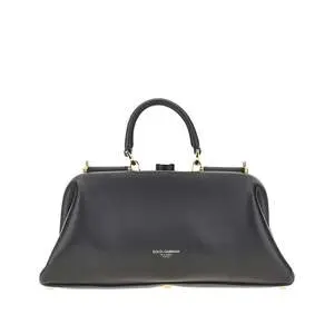Dolce & Gabbana Plongé Nappa Leather 'grandma' Bag - Black